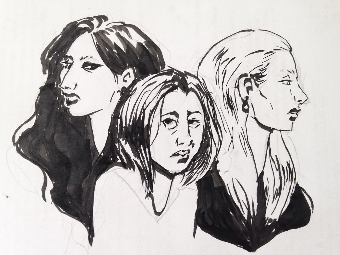 Inktober, part 2 – Elena Renn